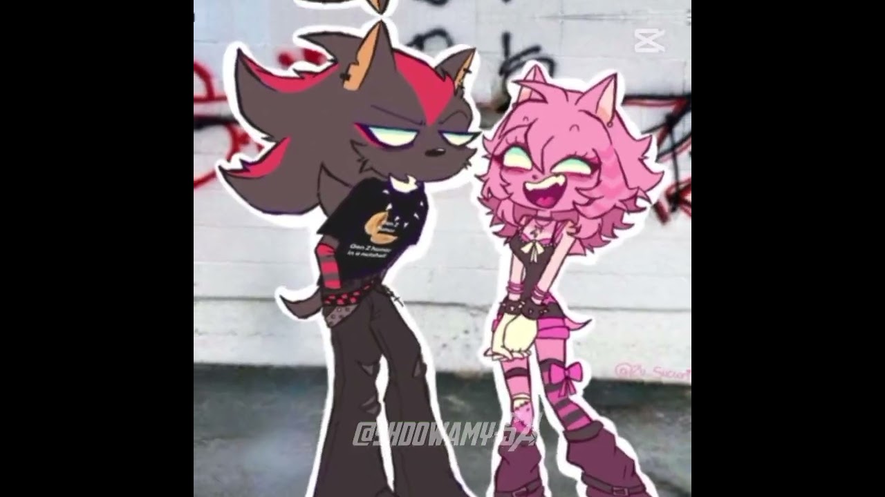 #shadamy #amy #shadow #editing #shiplovers