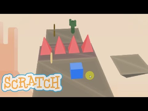 How to make/play 3D platformer game 📦🦘 in scratch