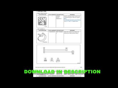 SUBARU FORESTER 2020 Workshop Repair Manual PDF | Complete OEM Maintenance & Service Manual English
