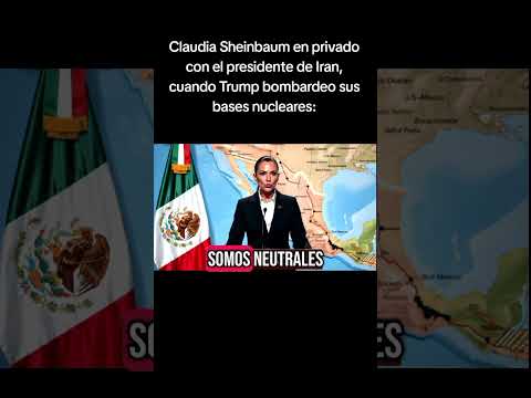 #meme #mexico #usa #iran iran #claudiasheinbaum #ww3 #ww3warning