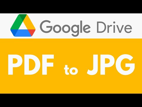 How To Convert PDF to JPEG in Google Drive | Change PDF to JPG | Google Drive Tutorial