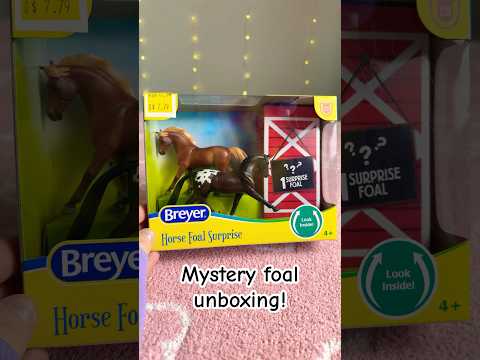 Mystery foal! 💞 #horse #equestrian #breyerhorse #blindbag