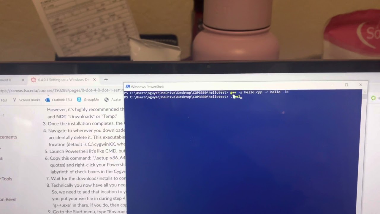 COP3330 - Programming Assignment 0