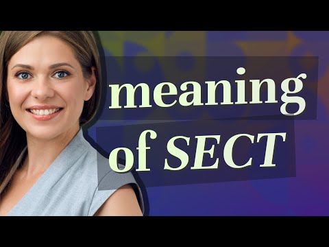 Sect | meaning of Sect