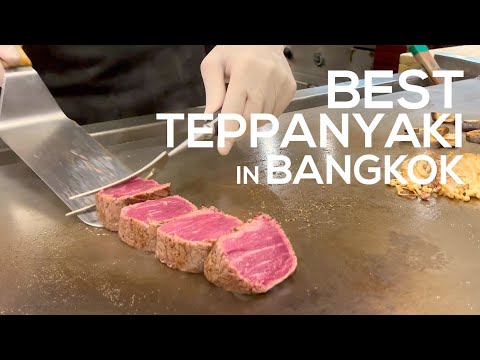 $95 High End Teppanyaki & 5-Star Hotel Cafe Visit - NAMI/BBCO, JW Marriott Bangkok * Vlog | Food |