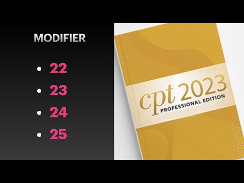 Modifier 22,23,24,25