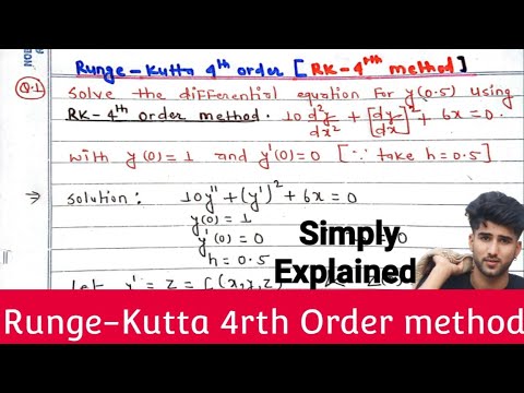 Runge kutta 4th order method | Rk-4 method |Numerical Method