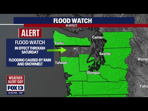 Tracking flood watches and rain totals | FOX 13 Seattle