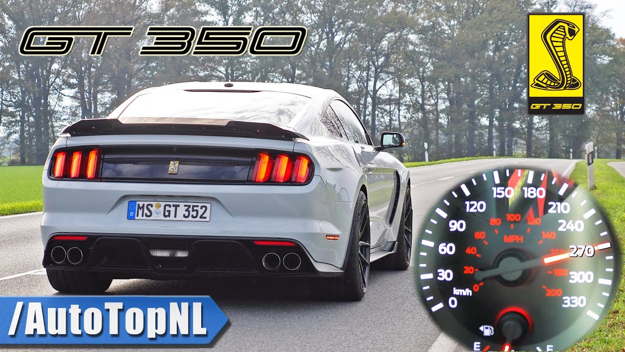 Check Out a Shelby GT350 Roaring on Its Way to 171 MPH on the Autobahn ...