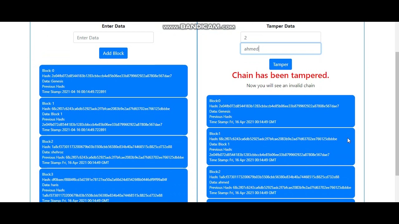 Very Simple Blockchain in Python with Flask