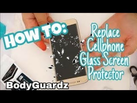 HowTo: Replace Cellphone Glass Protector \ Review BodyGuardz