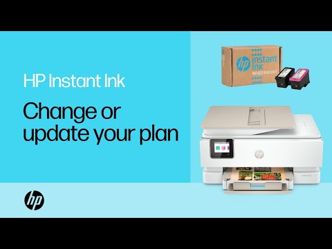 Change or update your HP Instant Ink plan | HP printers | HP Support