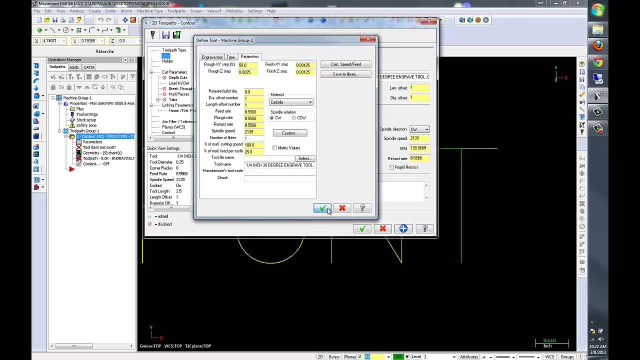 0004 Stick Font Engraving