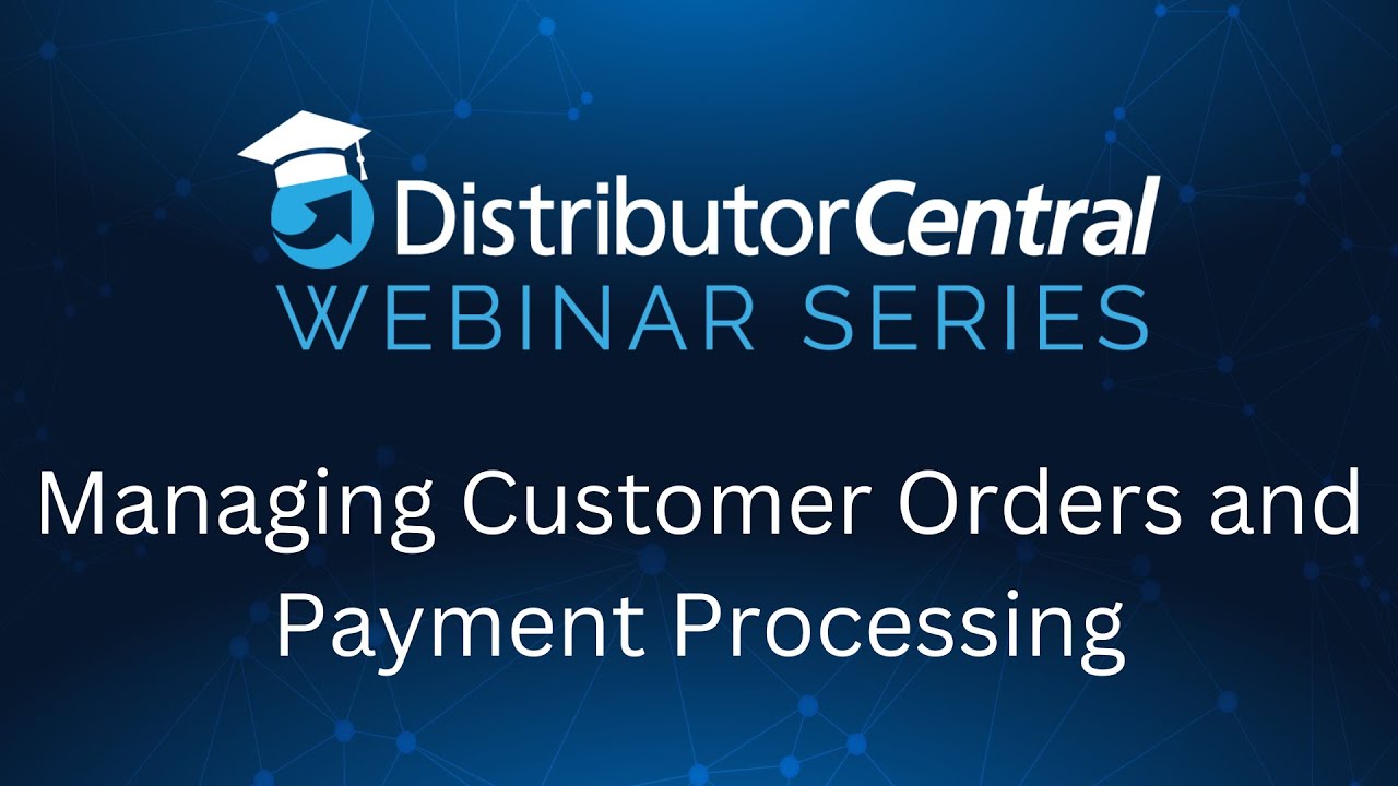 Managing Customer Orders and Payment Processing