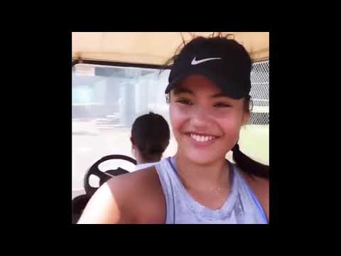 Cute photo and video collection of Emma Raducanu