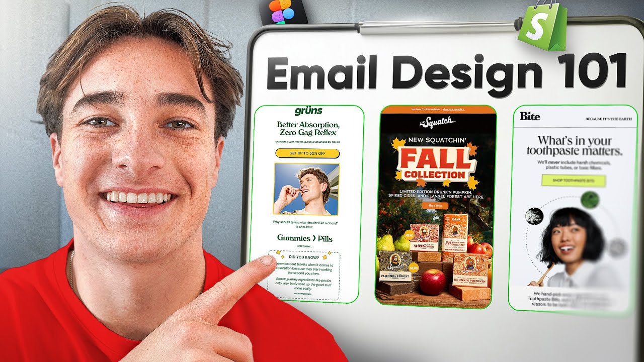 How to Design High Converting Ecommerce Emails In Figma [FREE MASTERCLASS]