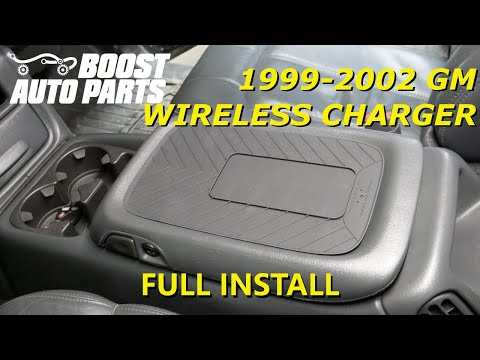 1999-2002 Wireless Phone Charging Retrofit Install Silverado & Sierra (Full Center Console)