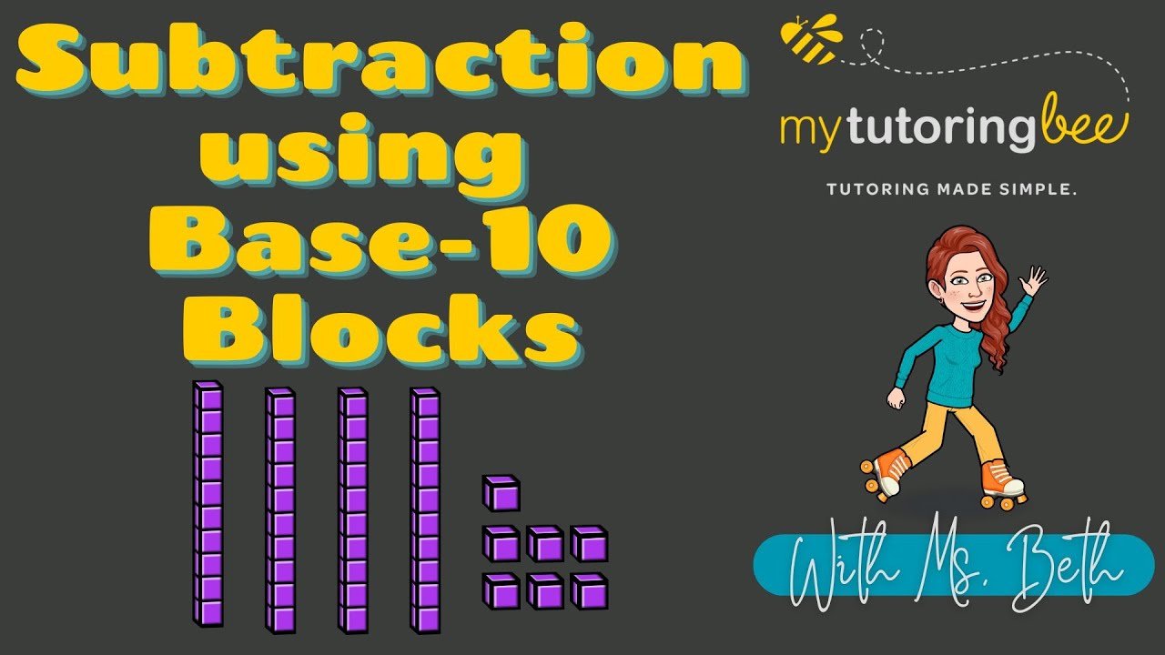 Subtraction using base 10 blocks (2nd & 3rd Grades)