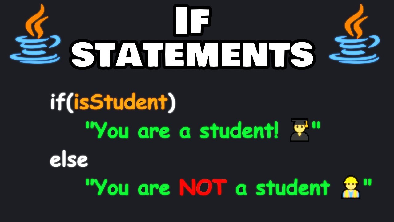 Java if statements are easy! 🤔