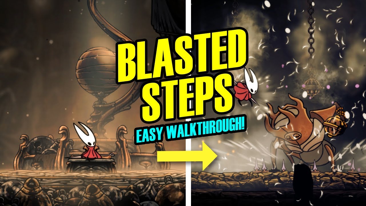 EASY Blasted Steps Walkthrough! | Hollow Knight Silksong