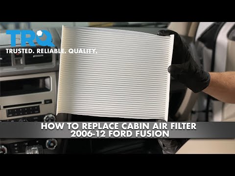 How To Replace Cabin Air Filter 2006-12 Ford Fusion