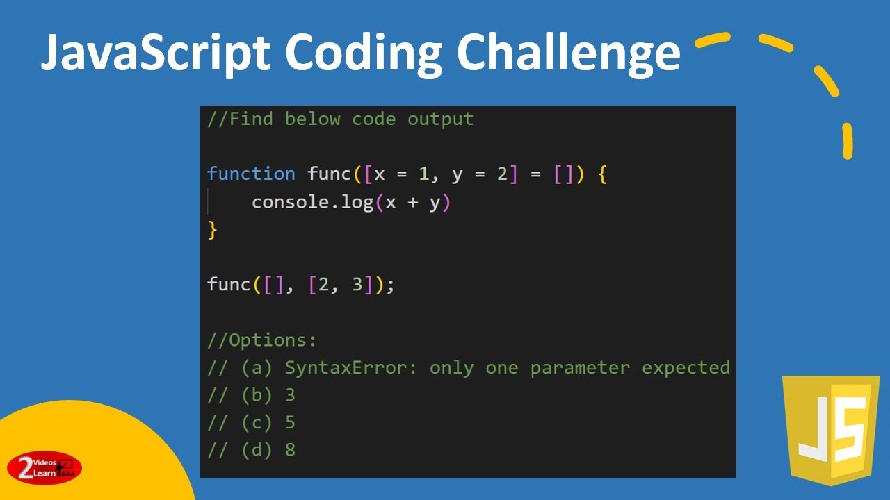 Javascript Coding Challenge - Episode 40