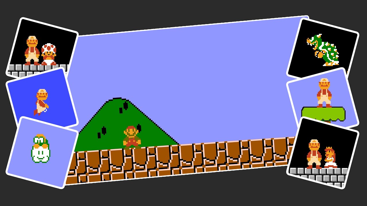 [NES HACK LONGPLAY] Front Facing Mario | Hack of Super Mario Bros | Full Game | 4K