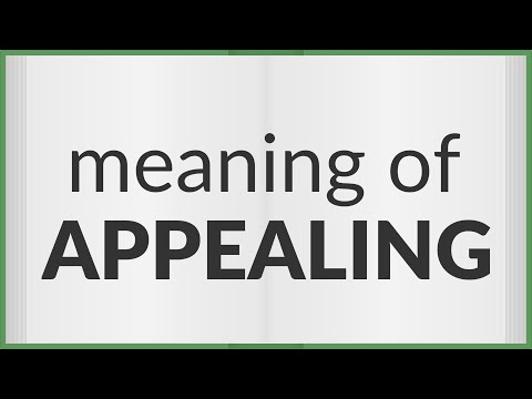 Appealing | meaning of Appealing