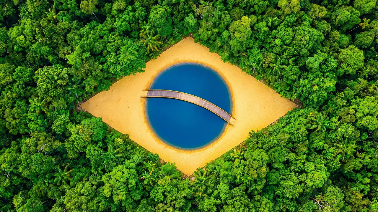 What If Every Flag Became a Real Place? 🇧🇷🌎 | AI Visual Reveal