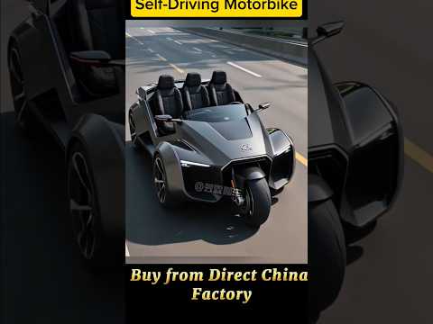 World's First AI Self-Driving Motorbike in Action!"#SelfDriving #china #bike