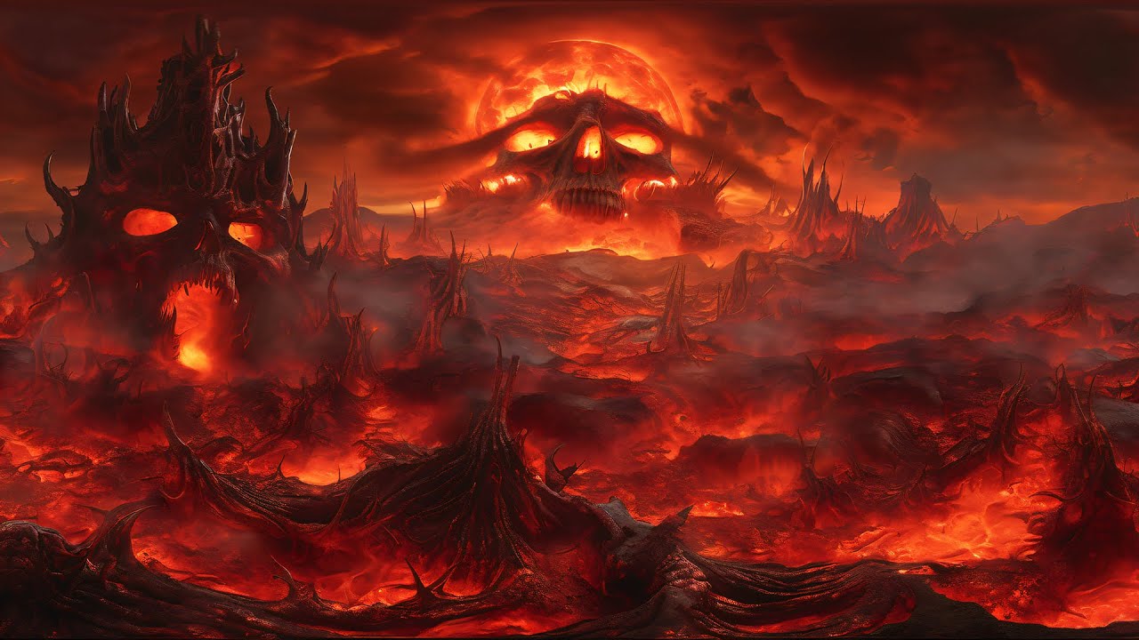 HDRI Hell Eternal Damnation Skyboxes for Unity