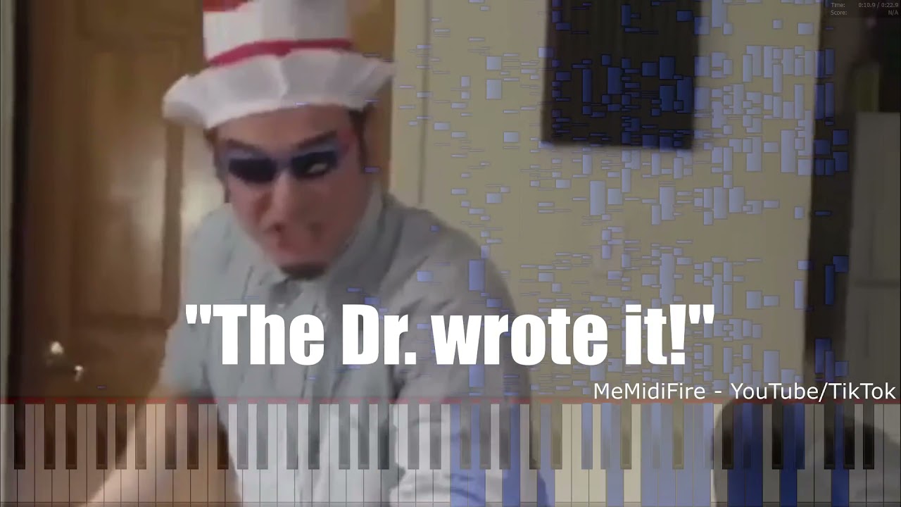 Filthy Frank - Doctor's Note (Subtitled) | Piano Cover