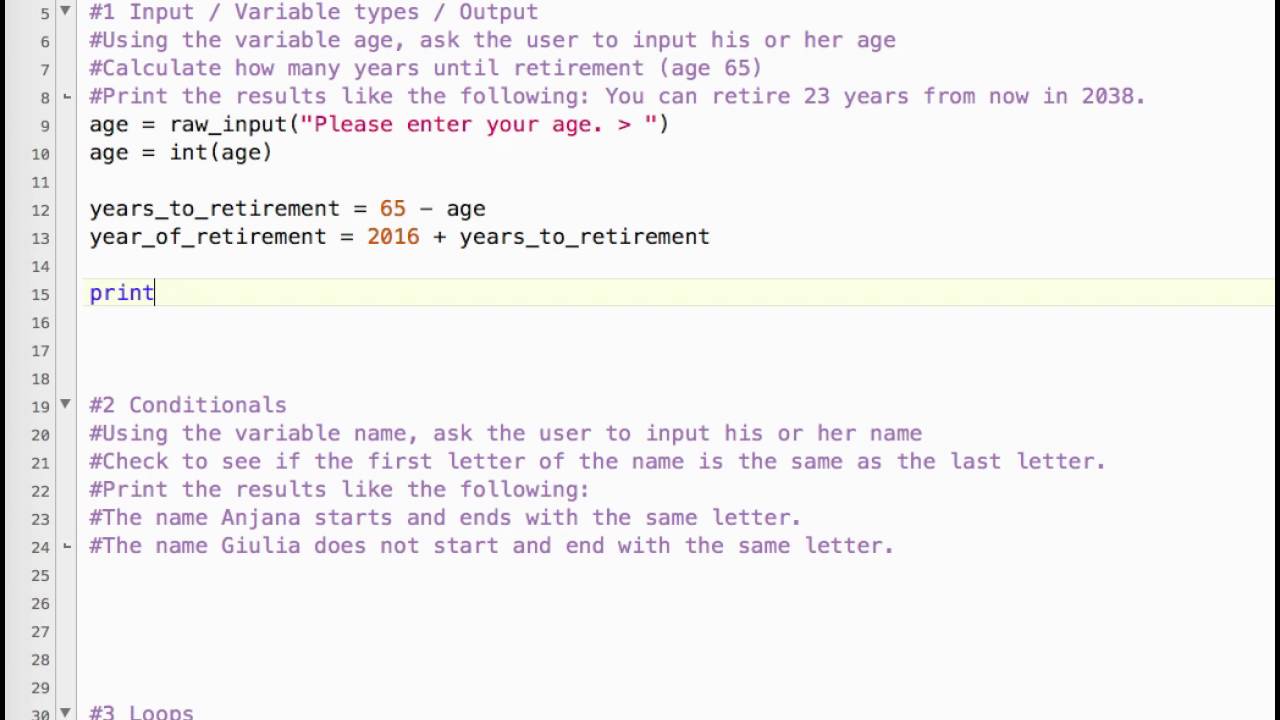 Python Final Review 1