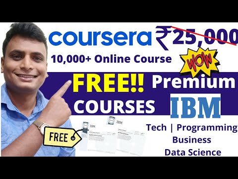 Coursera Offers 10,000+ Professional Courses Free With Certificate | Tech Business Data Science AI