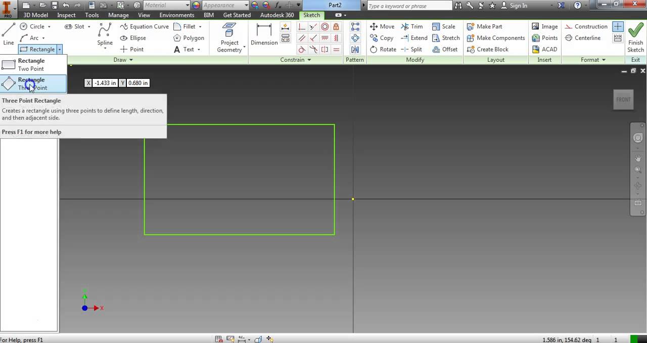 How to use Rectangle Function