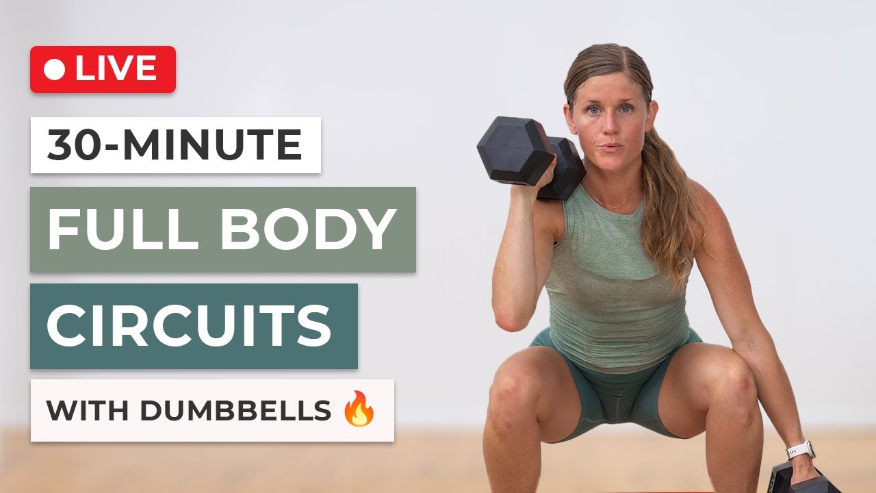 Live 30-Minute Full Body Circuits (Time Drop)