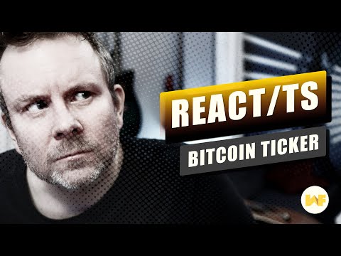 React Bitcoin Ticker with Typescript and React-Query
