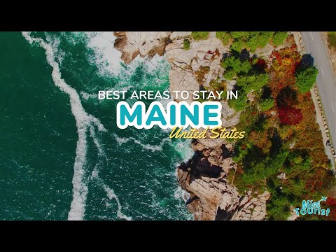 🌲 Where to Stay in Maine in 2024 • 7 INCREDIBLE Areas + Map! 🗺️