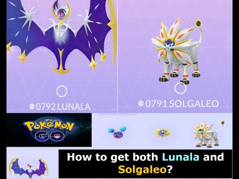 How to get both Lunala and Solgaleo in Pokemon Go | Lucky Trade | Lucky friends