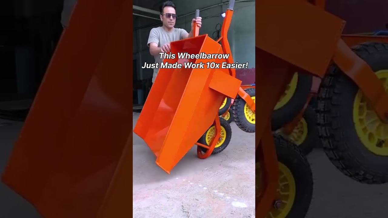 This Wheelbarrow Just Made Work 10x Easier!