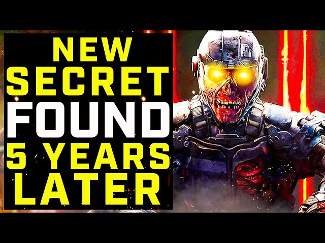 Call of Duty Black Ops 4 secret zombies easter egg found after five years