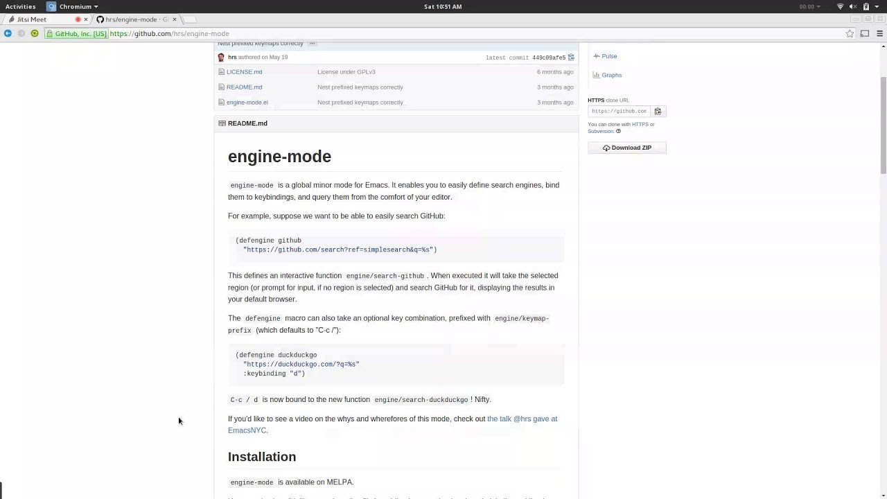 EmacsConf 2015 Lightning Talk - Engine-mode