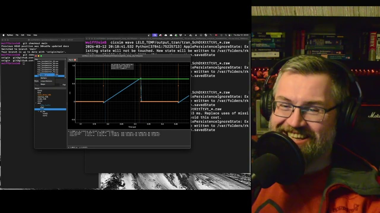 cIcWave 0.2.x - An updated SPICE raw file waveform viewer