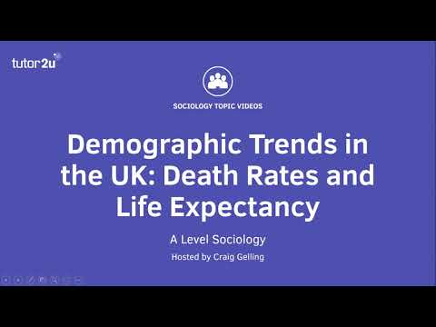 Demographic Trends in UK | Death Rates and Life Expectancy | A Level Sociology - Families