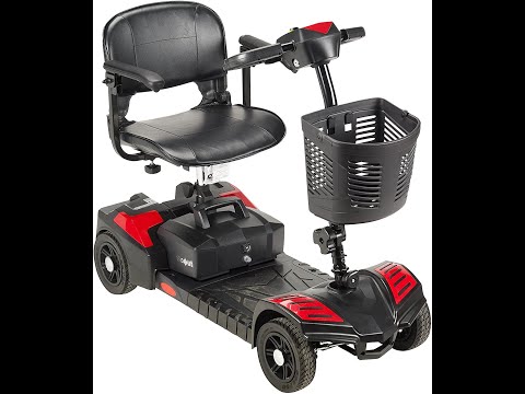 MOBILITY SCOOTER Drive Medical SFSCOUT4-EXT Scout Compact Travel Power Scooter