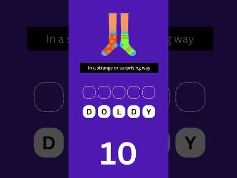 Scrambled Word Game - Guess the word (5 letter word)