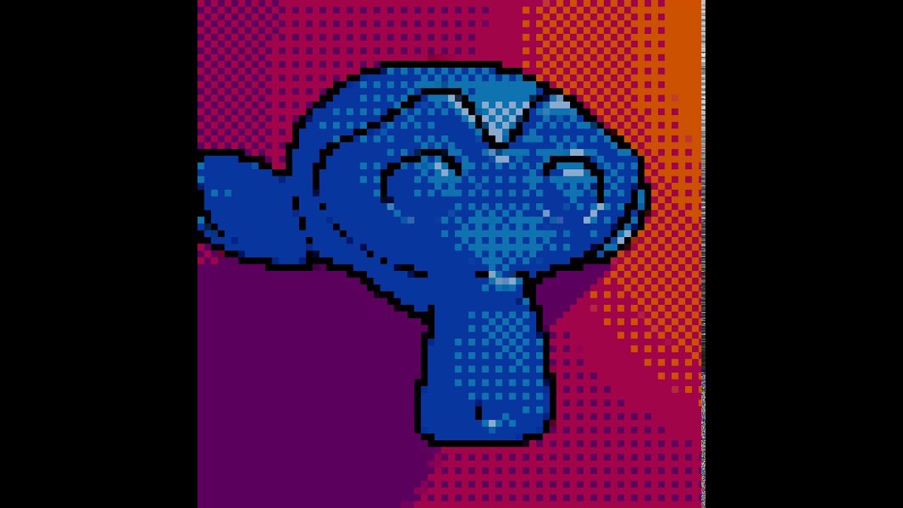 Blender pixel shader test 001