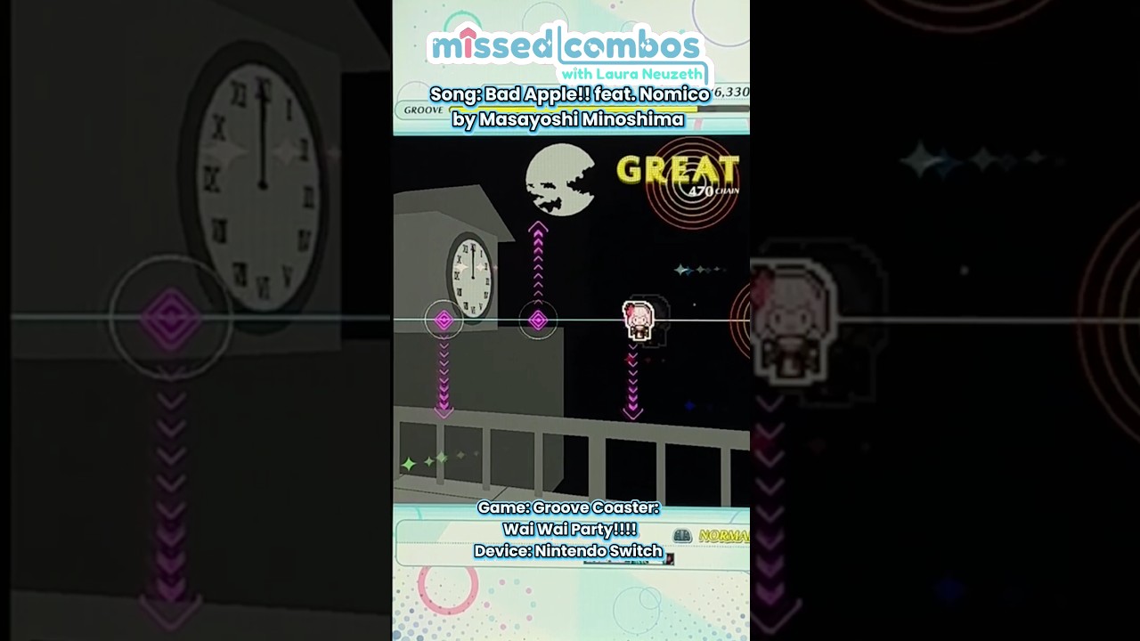 Missed Apple 🍎 The one song I can post a longer clip of. 😂 #groovecoaster