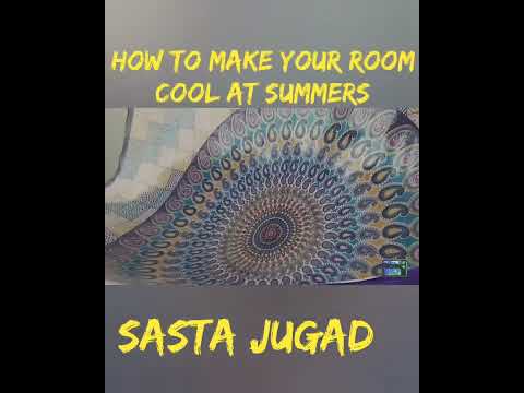 HOW TO MAKE YOUR ROOM COOL WITHOUT AC #shorts