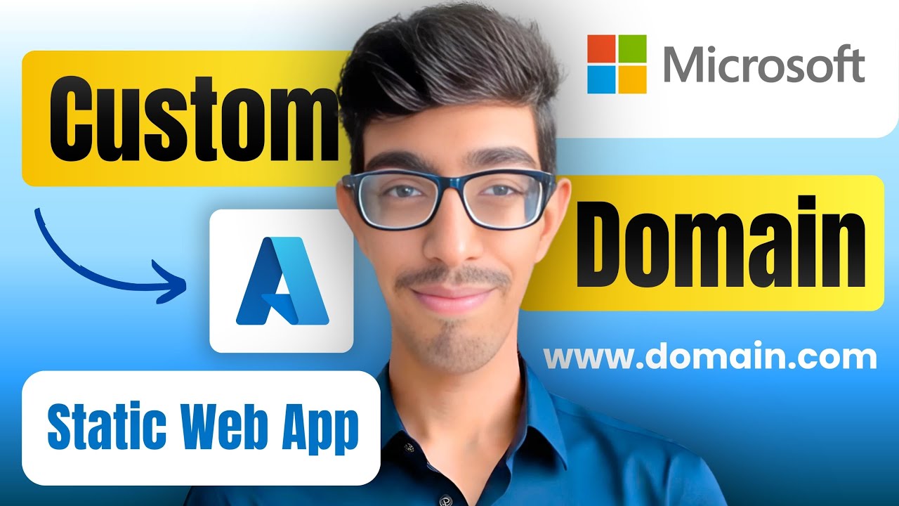 #9 - Custom Domain + Azure Static Web App Setup | Full Tutorial